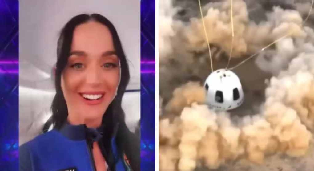 Katy Perry viaja al espacio en histórico vuelo tripulado solo por mujeres - Canal 12 de El Salvador