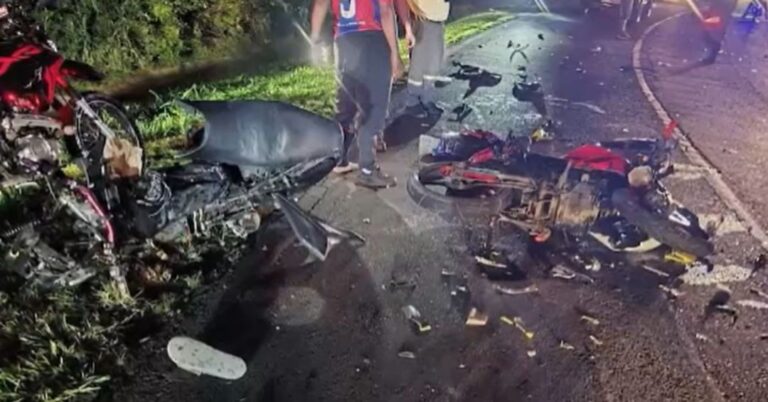 Santa Ana: Conductor en sentido contrario embiste a dos motociclistas ...